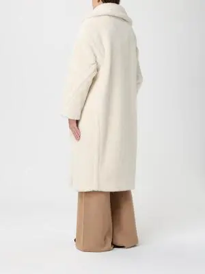 Max Mara Fur Coat - White