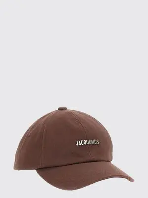 Jacquemus Contrast Logo Cotton Baseball Cap