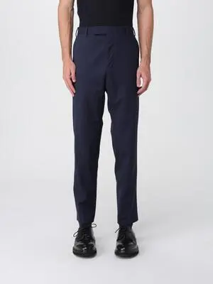 PT TORINO Tailored Straight Leg Trousers - Blue