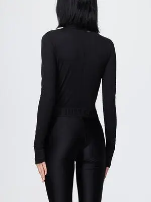 Just Cavalli Long Sleeve Draped Bodysuit