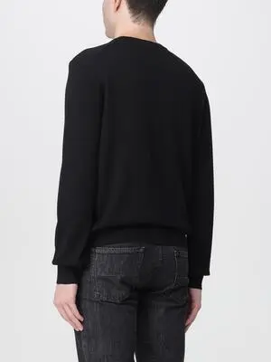 Maison Kitsuné Embroidered Fox Head Sweater - Black