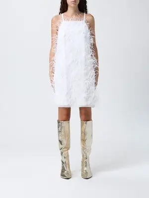 Pinko Feathered Mini Dress
