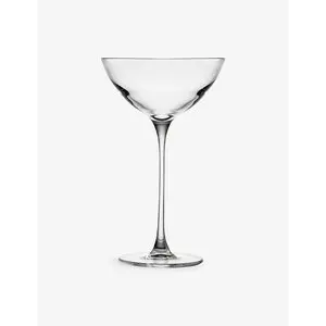 NUDE Savage Crystal Coupetini Glasses Set Of Two - Clear