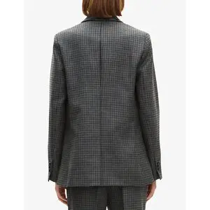 The Kooples Checked Wool Blazer