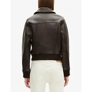 The Kooples Lapel-collar Leather Jacket
