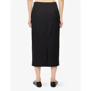 REFORMATION Fig Preserve Split Midi Skirt