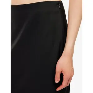 REFORMATION Fig Preserve Split Midi Skirt