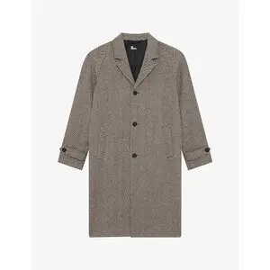 The Kooples Herringbone Wool Coat