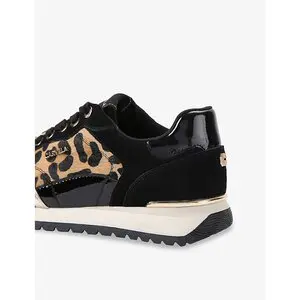 Carvela Florencia Leopard Faux-leather Trainers