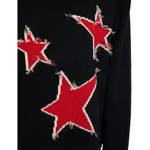 Zadig&Voltaire Star-motif Cashmere Jumper - Black