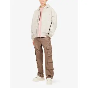 REPRESENT Straight-leg Stretch-cotton Trousers