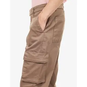 REPRESENT Straight-leg Stretch-cotton Trousers
