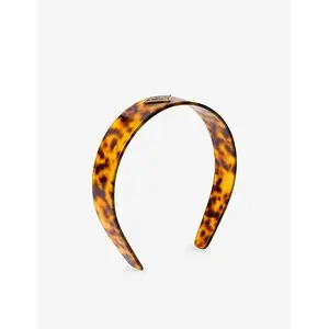Prada Tortoiseshell-pattern Headband - Neutral
