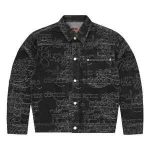 CORTEIZ Handwritten Denim Trucker Jacket