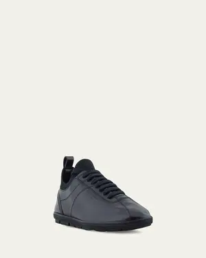 Giorgio Armani Leather Low-top Sneakers