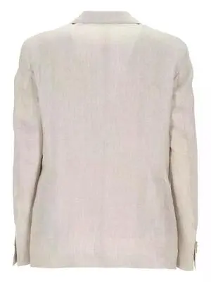 L.B.M. 1911 Double-breasted Linen Blazer