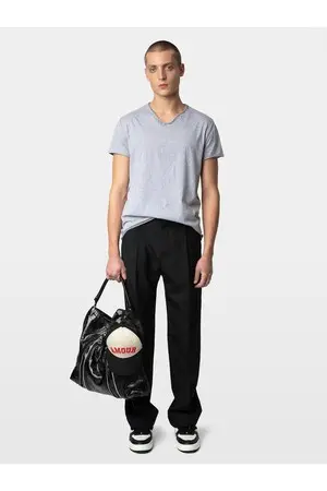 Zadig&Voltaire Monastir Henley T-Shirt - Gray