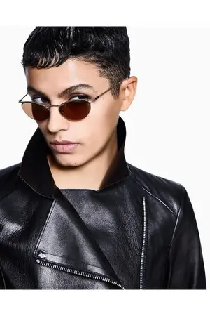 GIORGIO ARMANI Oval Sunglasses