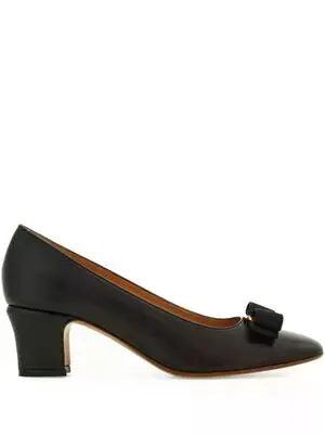 FERRAGAMO 50mm Vara Bow Block-heel Pumps