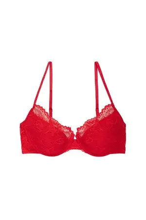 Natori Fleur Lightly Lined Underwire Bra - Red