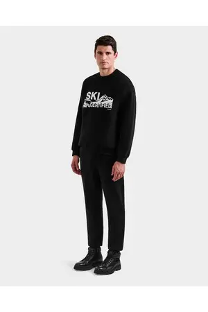 Rudsak Crewneck Graphic Sweatshirt - Black