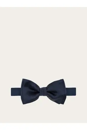 FERRAGAMO Silk Jacquard Bow Tie Natural