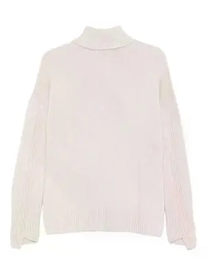 Iris Von Arnim Roll-neck Ribbed Sweater