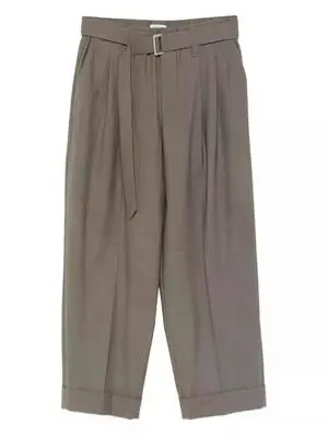 Brunello Cucinelli Belted Pleated Trousers