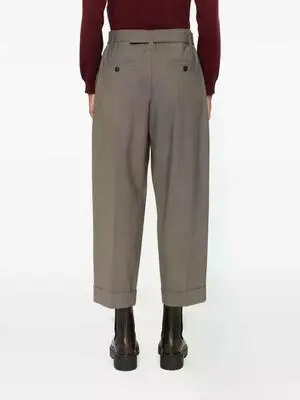Brunello Cucinelli Belted Pleated Trousers