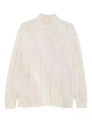 Iris Von Arnim Grid-knit Sweater
