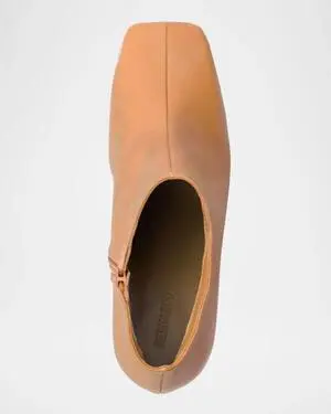 Bernardo Garda Leather Ankle Booties