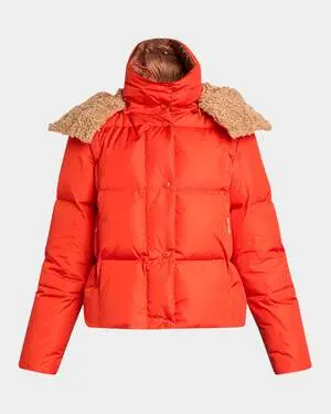 Moncler Castelnou Square-quilted Down Jacket - Dkorng