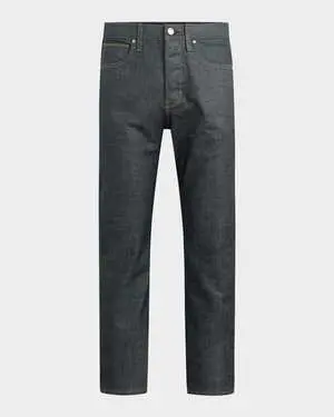 Hudson Jeans Wes Classic Straight Jeans - Coated Gunmetal