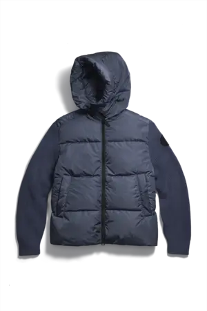 Canada Goose HyBridge® Grove Knit Hoodie Dusk Blue