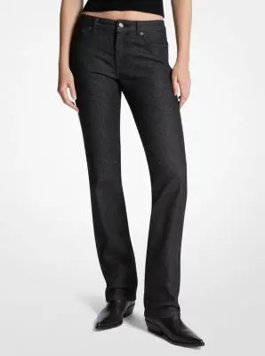 Michael Kors Studded Stretch Cigarette Jeans