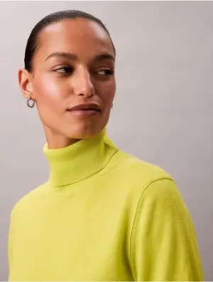 Calvin Klein Merino Wool Classic Turtleneck Sweater