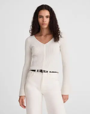 Women's Ivory Wool Sweaters