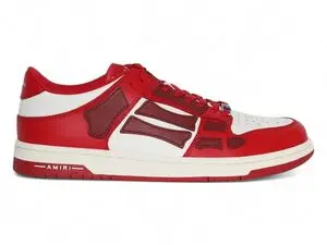 Amiri Skel Top Low Sneakers Red/white/burgundy