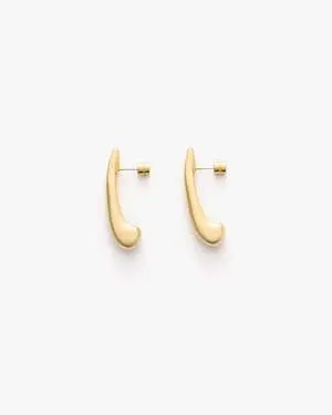 Cuyana Long Lluvia Earrings - Yellow