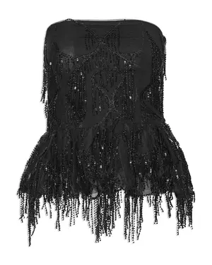 ROTATE BY BIRGER CHRISTENSEN Sequin Bubble Top
