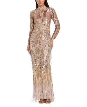 Mac Duggal Mock Neck Evening Dresses