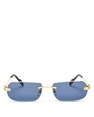 Cartier Rectangle Sunglasses, 55mm - Gold