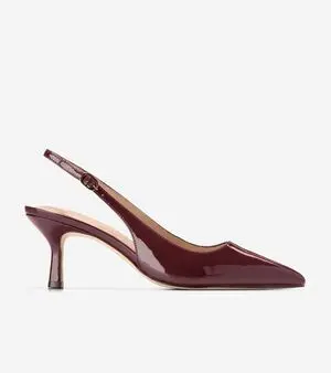 Cole Haan Hansell Sling Back Pumps - Black Garnet