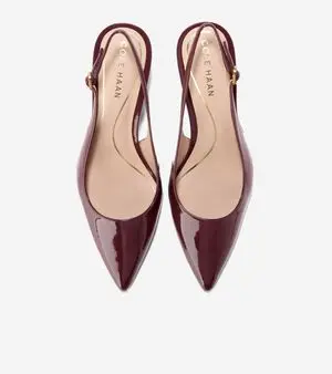 Cole Haan Hansell Sling Back Pumps - Black Garnet