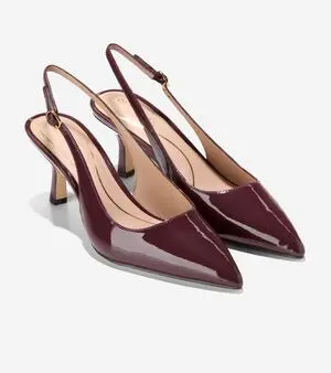 Cole Haan Hansell Sling Back Pumps - Black Garnet