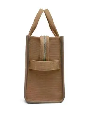 Marc Jacobs The Jacquard Logo Detail Cotton Tote Bag - Neutrals