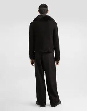 Dolce & Gabbana V-neck Pullover - Black