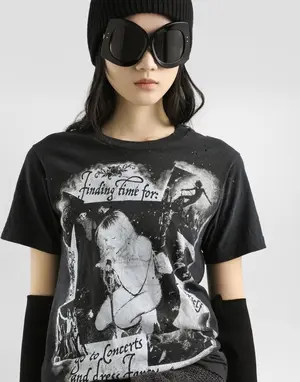 Dolce & Gabbana Printed Jersey T-shirt
