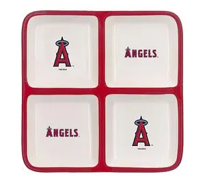 THE MEMORY COMPANY Mlb Ceramic 4 Section Square Tray - One-color
