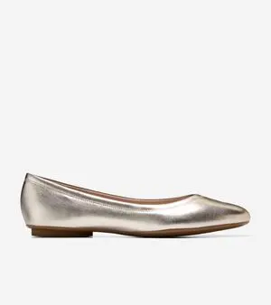 Cole Haan Georgie Ballet Flats - Soft Gold